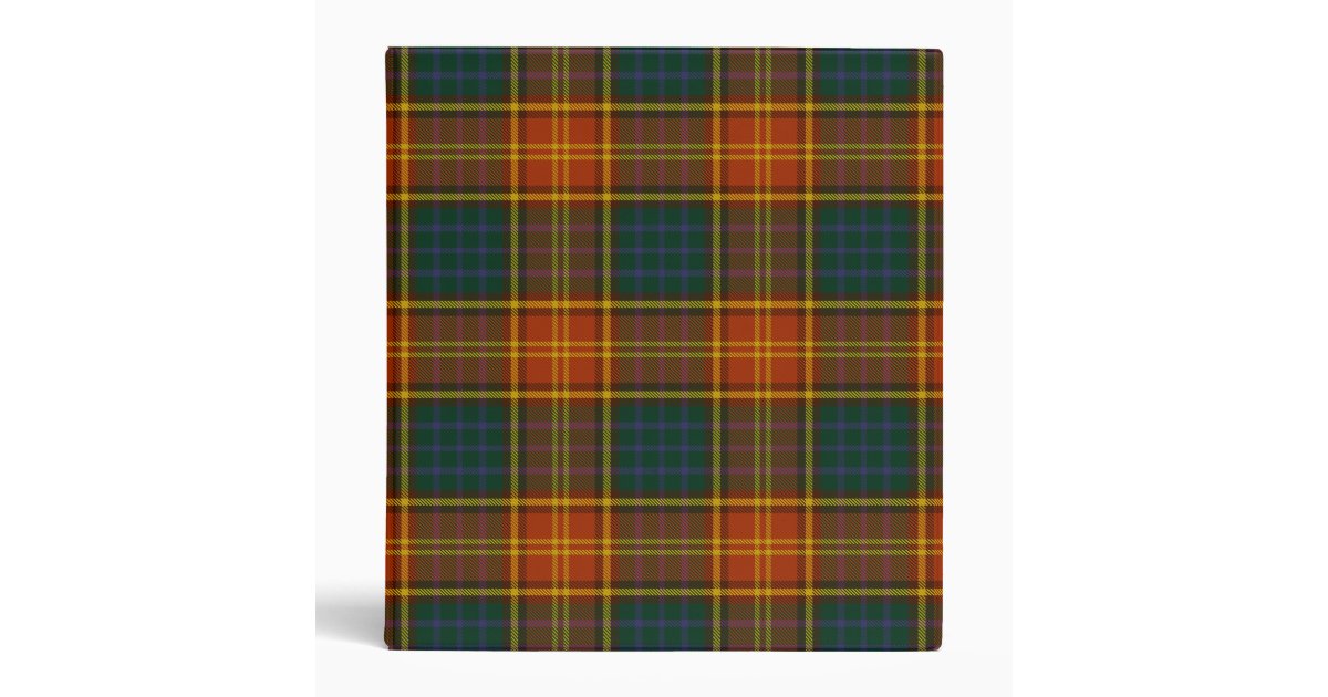 County Roscommon Irish Tartan Binder | Zazzle