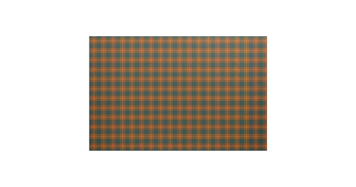 County Roscommon Irish Tartan Fabric | Zazzle