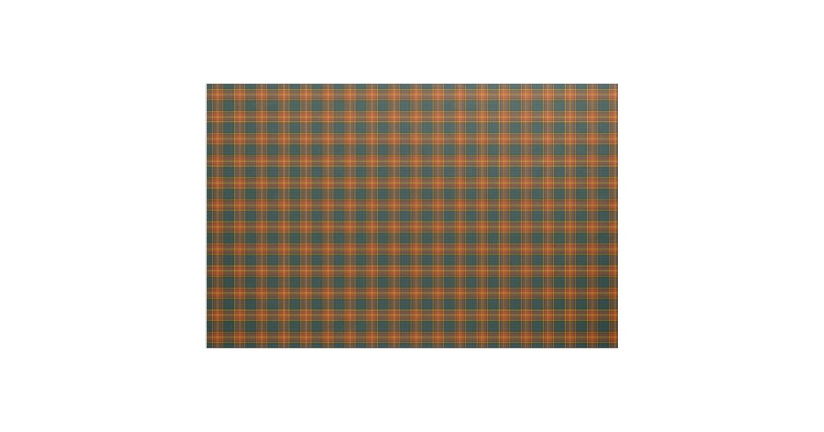 County Roscommon Irish Tartan Fabric | Zazzle