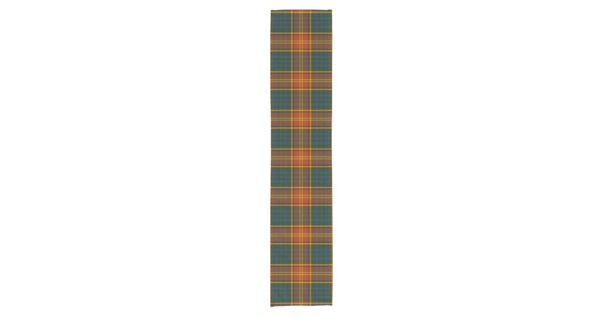 County Roscommon Irish Tartan Short Table Runner | Zazzle