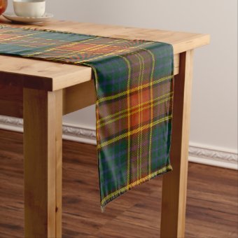County Roscommon Irish Tartan Short Table Runner | Zazzle