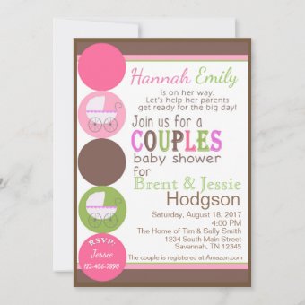 Couple Baby Shower Invitation | Zazzle