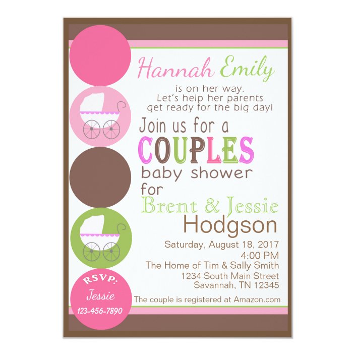 Couple Baby Shower Invitation | Zazzle.com