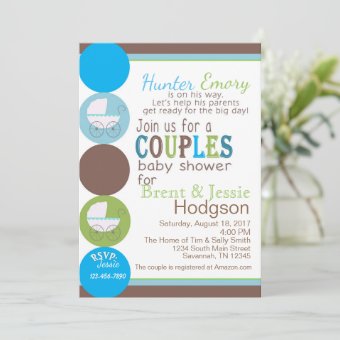 Couple Baby Shower Invitation | Zazzle