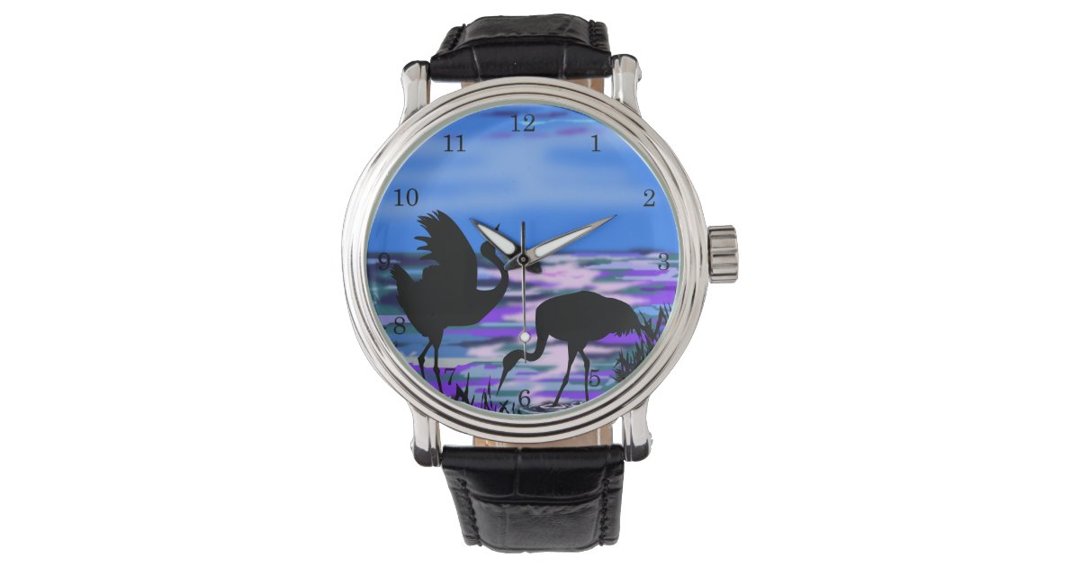 Couple Crane Watch | Zazzle