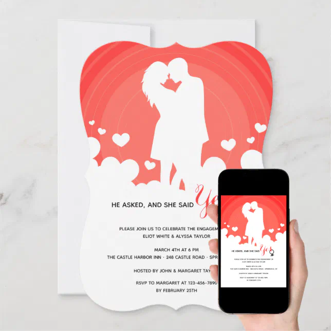 Couple In Love Invitation | Zazzle