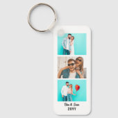 Couple Keepsake Custom Photo Booth Strip Keychain | Zazzle