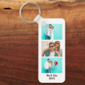Couple Keepsake Custom Photo Booth Strip Keychain | Zazzle