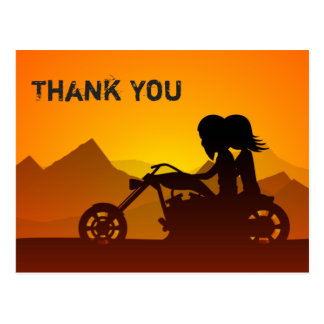 Motorcycle Thank You Cards | Zazzle