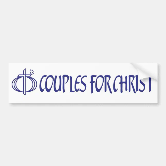 Couples For Christ bumper sticker | Zazzle