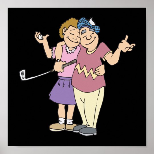 Couples That Golf Together Stay Together Poster | Zazzle.com
