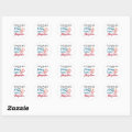 Couples that Pray Together Stay Together Classic Round Sticker | Zazzle