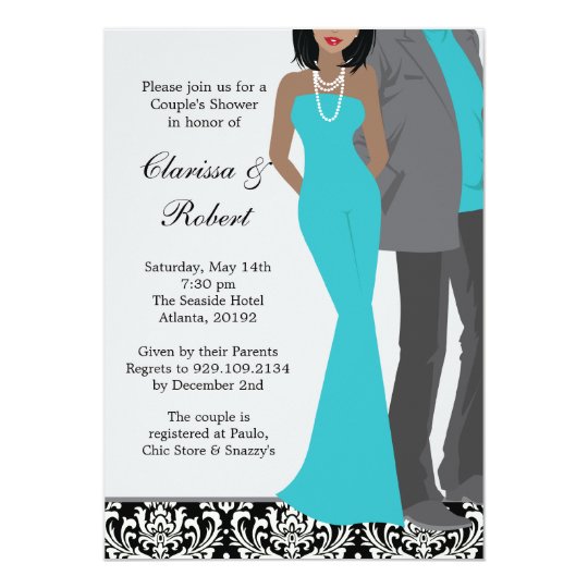 Couples Wedding Shower Invitation | Zazzle.com