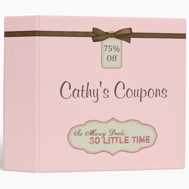 Coupon And Savings Binder / 2 Inch | Zazzle