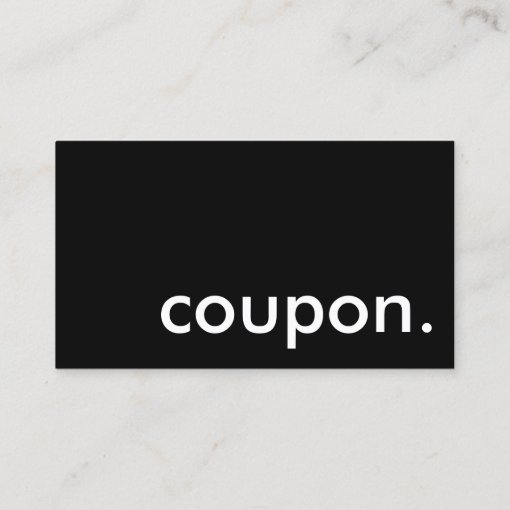 coupon. discount card | Zazzle