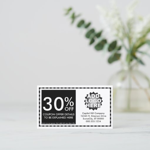 coupon. discount card | Zazzle