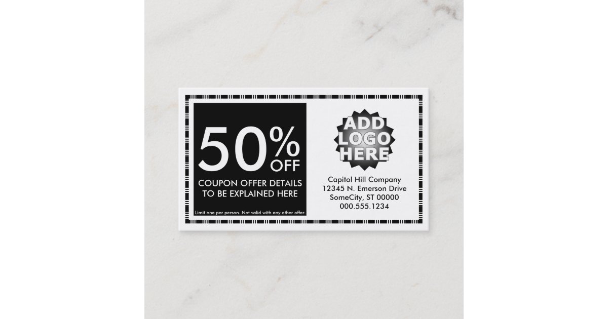 coupon layout | Zazzle