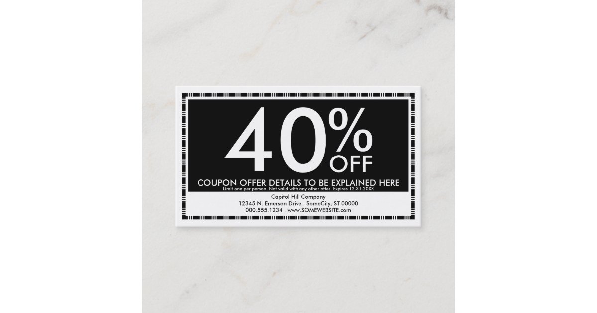 coupon layout | Zazzle