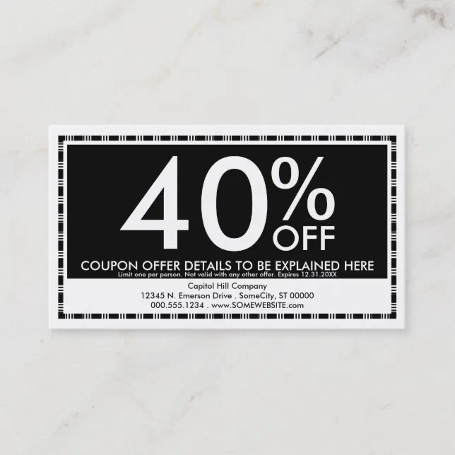 coupon layout | Zazzle