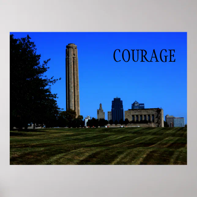 Courage Motivational Poster | Zazzle