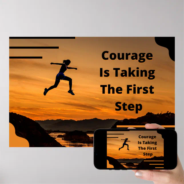"Courage" Poster | Zazzle