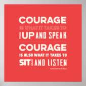 Courage Poster | Zazzle