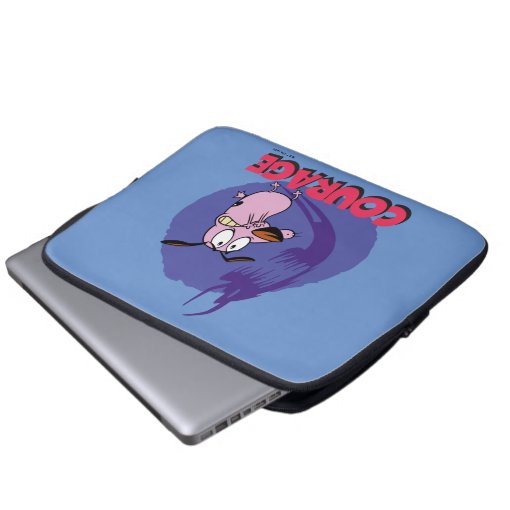 Courage the Cowardly Dog | Shadow Graphic Laptop Sleeve | Zazzle