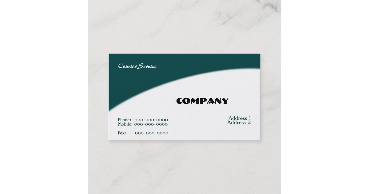 Courier Business Card | Zazzle