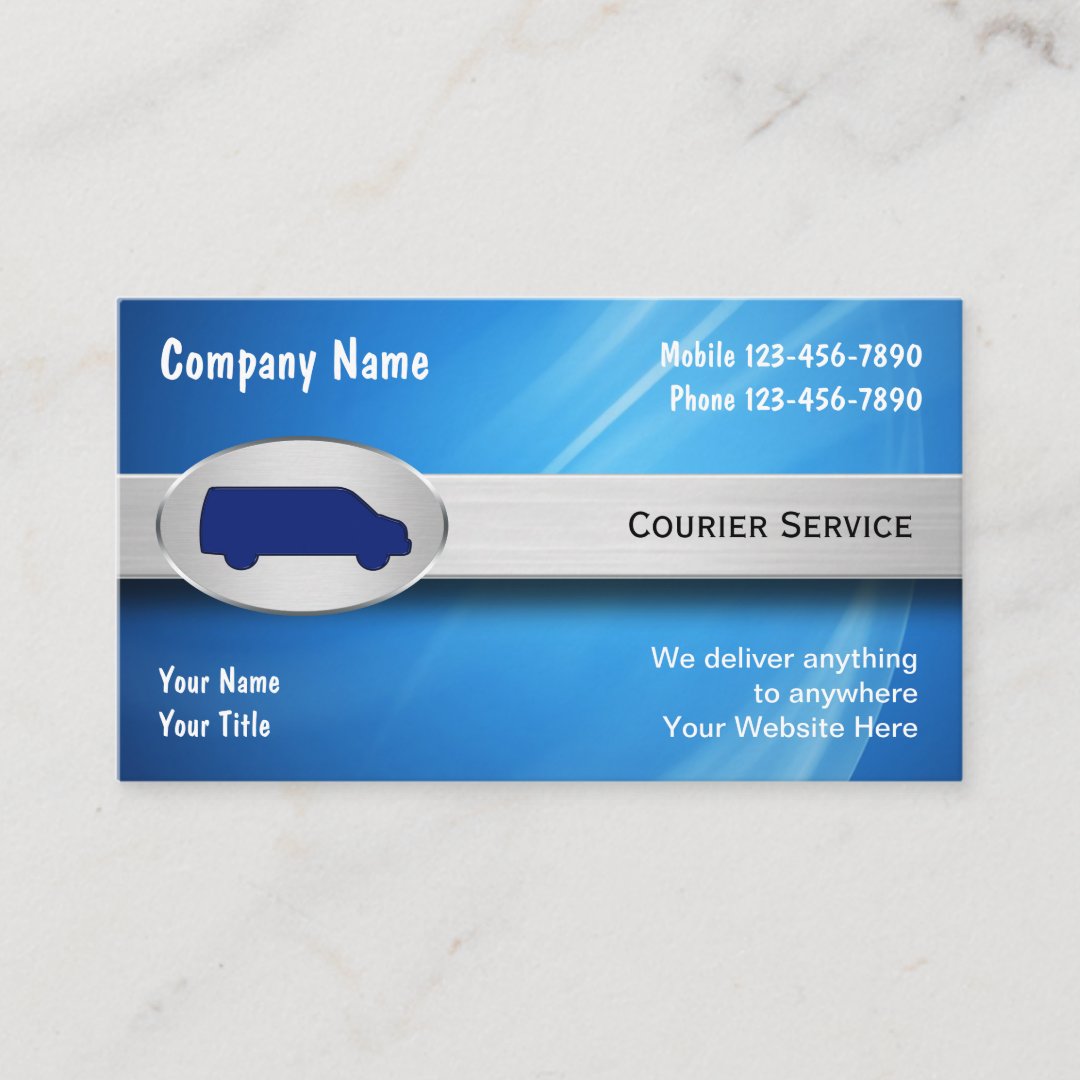 Courier Business Cards | Zazzle