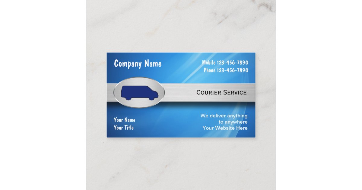 Courier Business Cards | Zazzle.com
