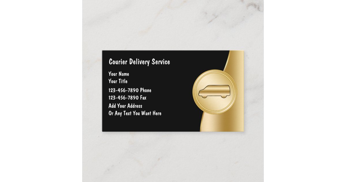 Courier Delivery Business Cards | Zazzle.com