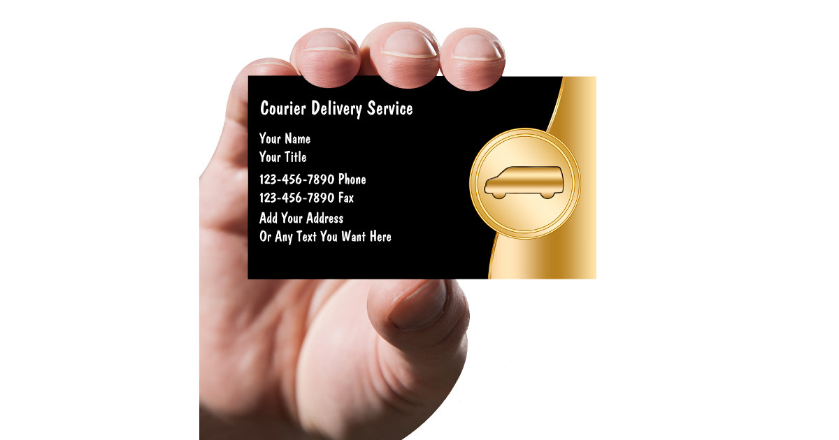 Courier Delivery Business Cards | Zazzle