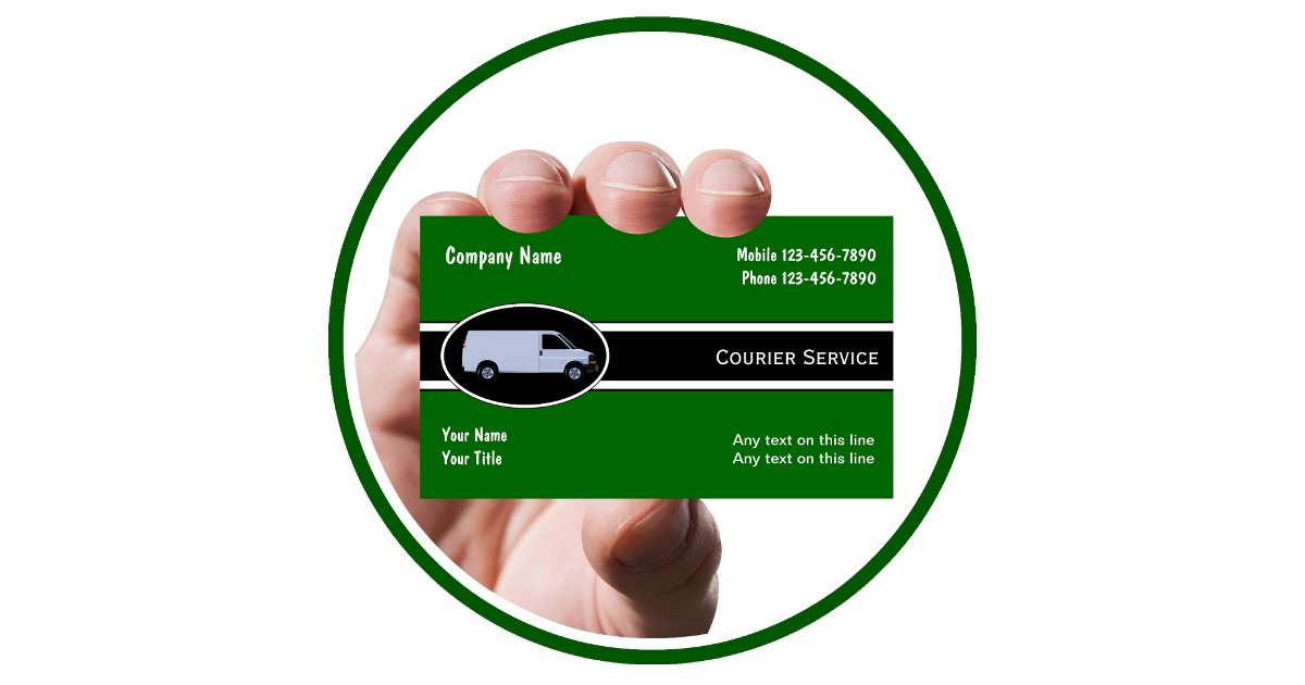 Courier Delivery Business Cards | Zazzle