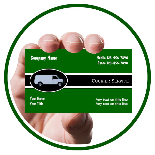 Courier Delivery Business Cards | Zazzle