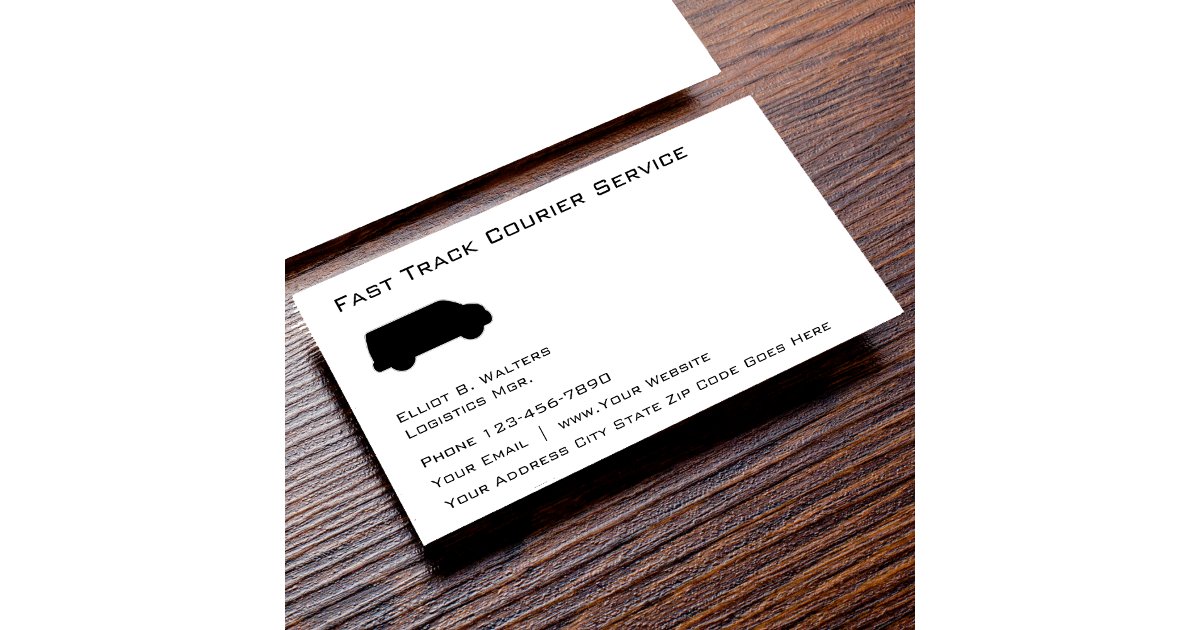 Courier Service Business Design Business Card | Zazzle