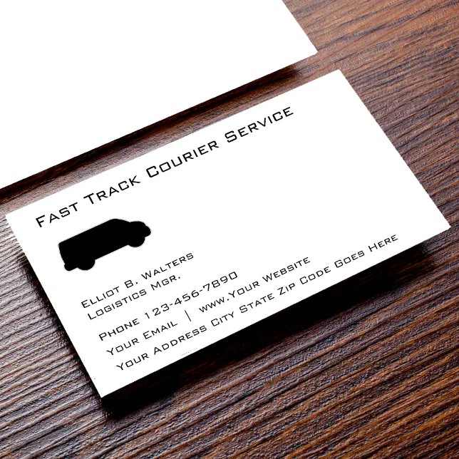 Courier Service Business Design Business Card | Zazzle