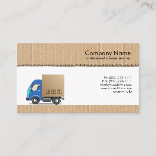 Courier Services Business Card | Zazzle.com