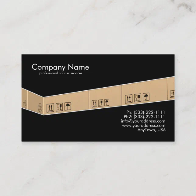Courier Services Business Card | Zazzle