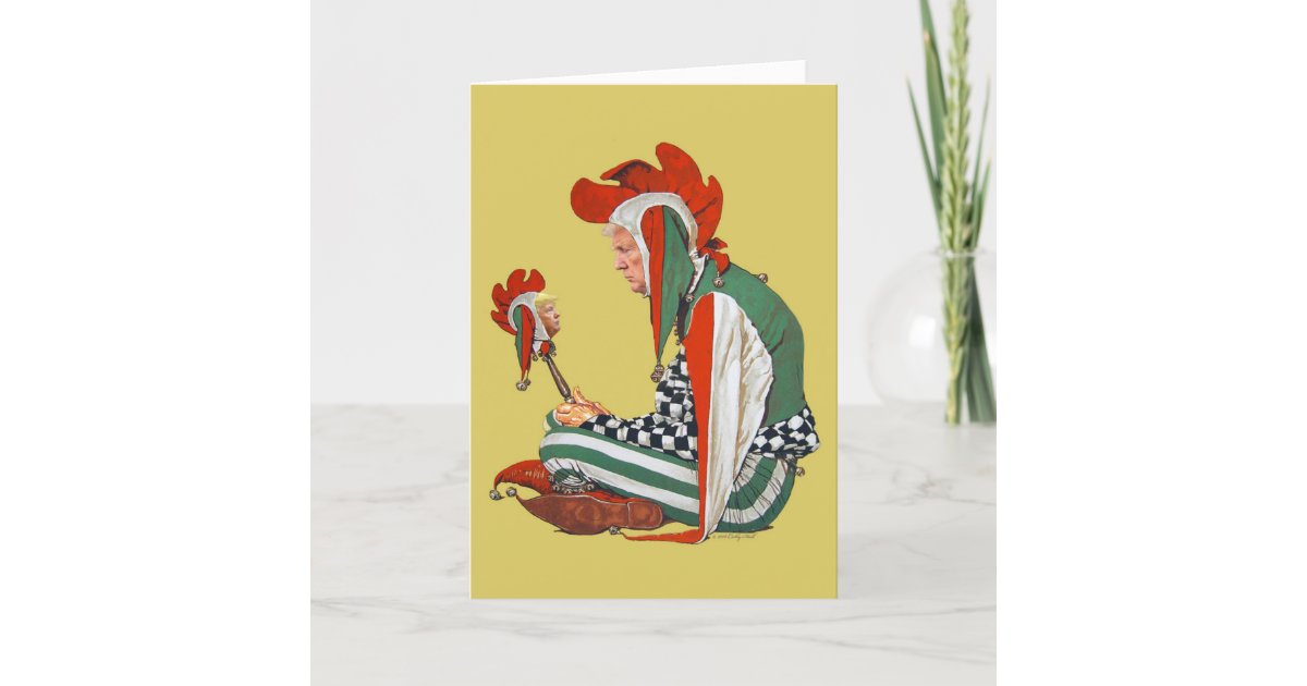 Court Jester Birthday Greeting Card | Zazzle
