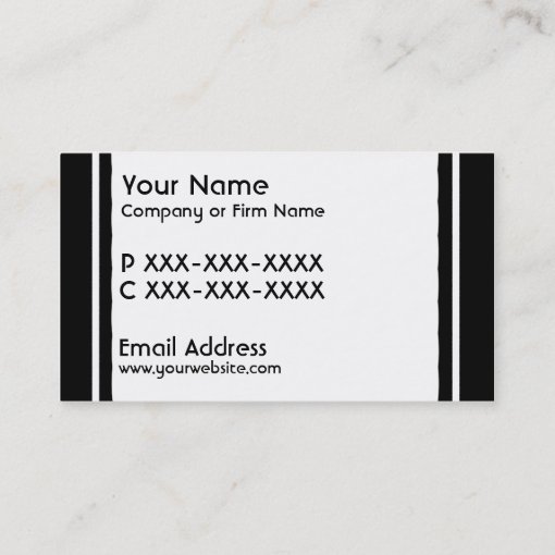 Court Reporter custom black white business cards | Zazzle