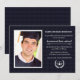 Court Symbol Photo Law School Purple Graduation Invitation | Zazzle
