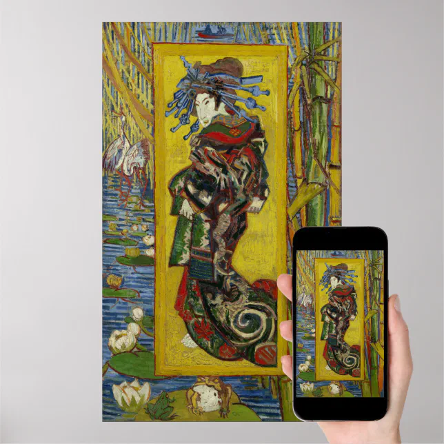 Courtesan (after Eisen) by Vincent Van Gogh Poster | Zazzle