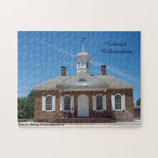 Courthouse Colonial Williamsburg Jigsaw Puzzle | Zazzle.com