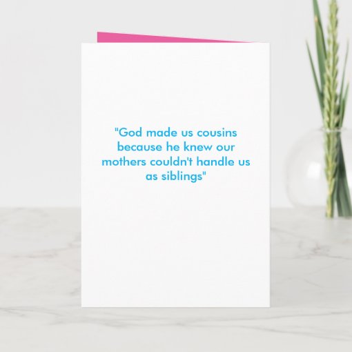 Cousins by blood, Sisters at heart - bridesmaid Invitation | Zazzle