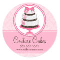 Couture Cakes Bakery Box Seals | Zazzle