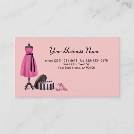 Couture Fashion Business Card | Zazzle.com