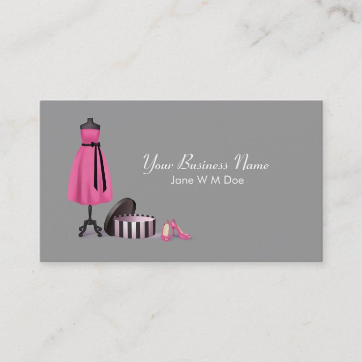 Couture Fashion Business Card | Zazzle