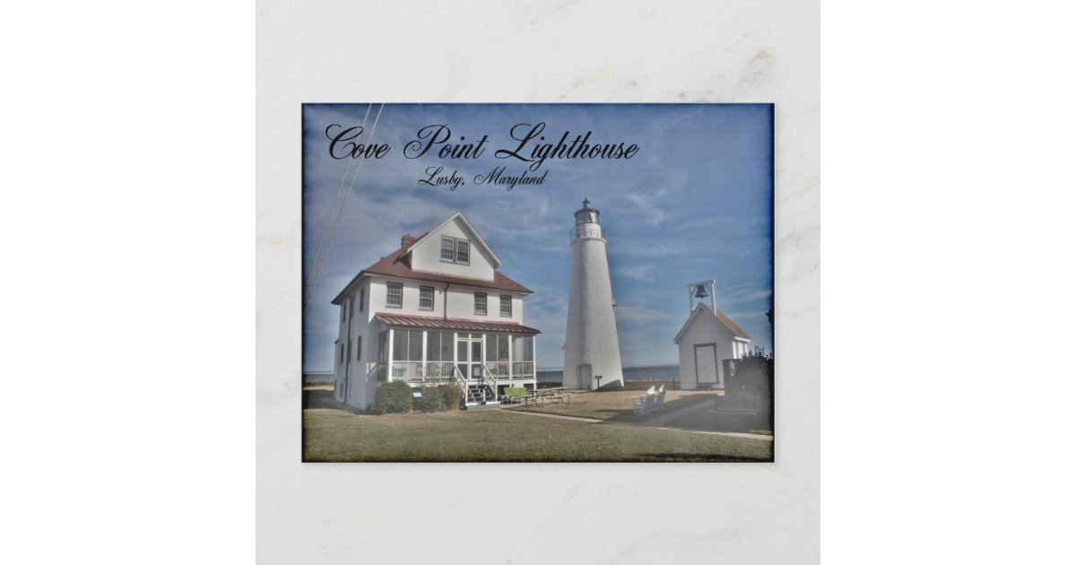 Cove Point Lighthouse Post Card | Zazzle