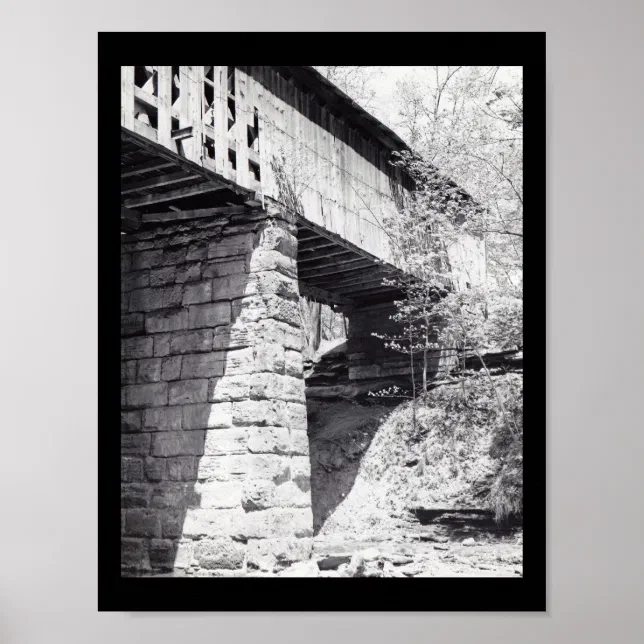 Covered Bridge Poster | Zazzle