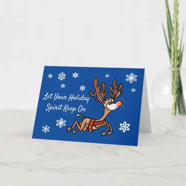 COVID-19 Encouragement Christmas Greeting Card | Zazzle